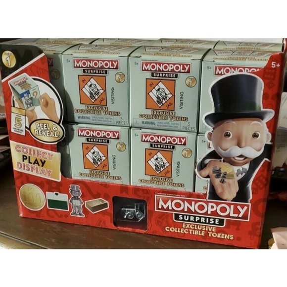 Hasbro | Toys | Monopoly Surprise Exclusive Collectible Tokens 6x 5 Pc ...